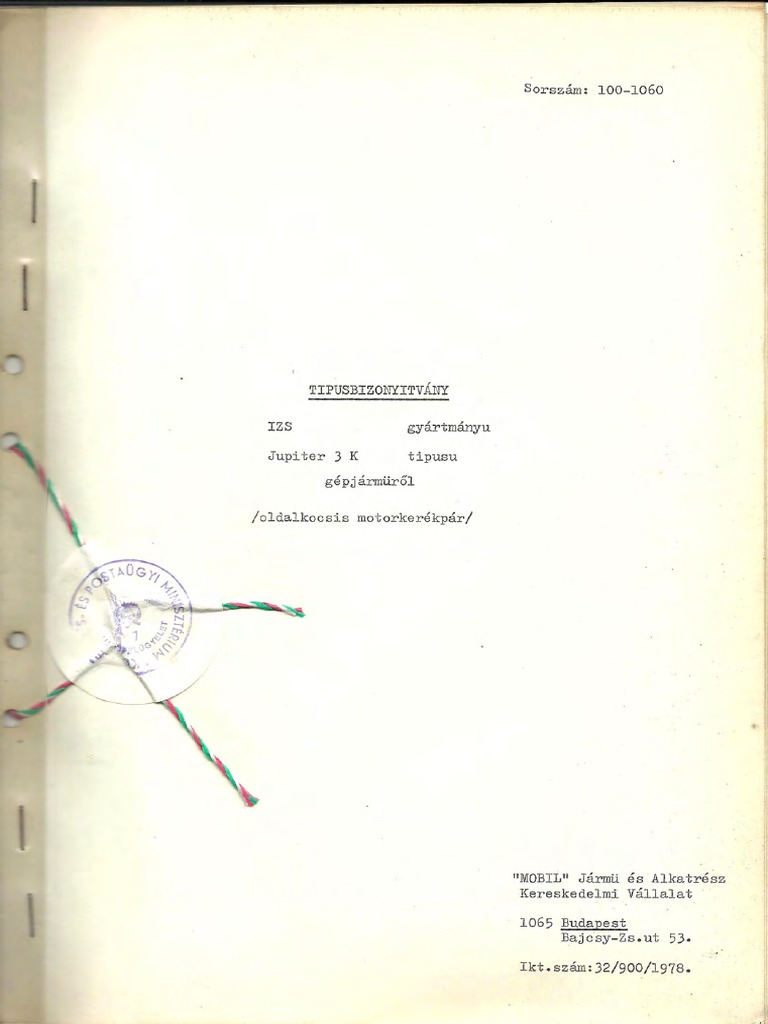 Izs Jupiter 3k KPM | PDF