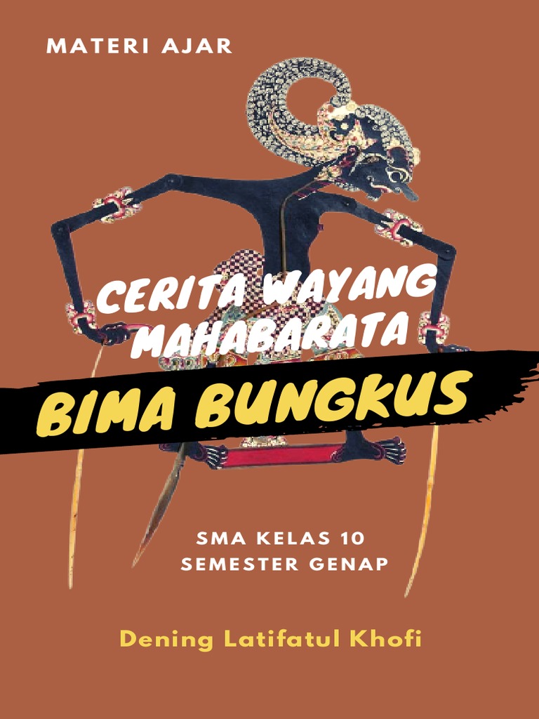 Bahan Ajar Cerita Wayang Bima Bingkus | PDF