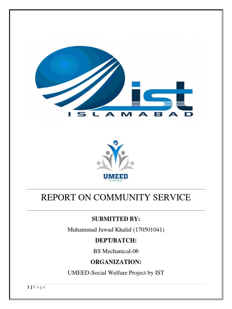 Jawad Khalid (170501041) Umeed | PDF | Social Science