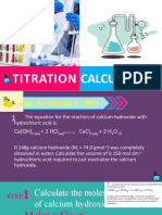 Titrations Practice Problems | PDF | Science & Mathematics