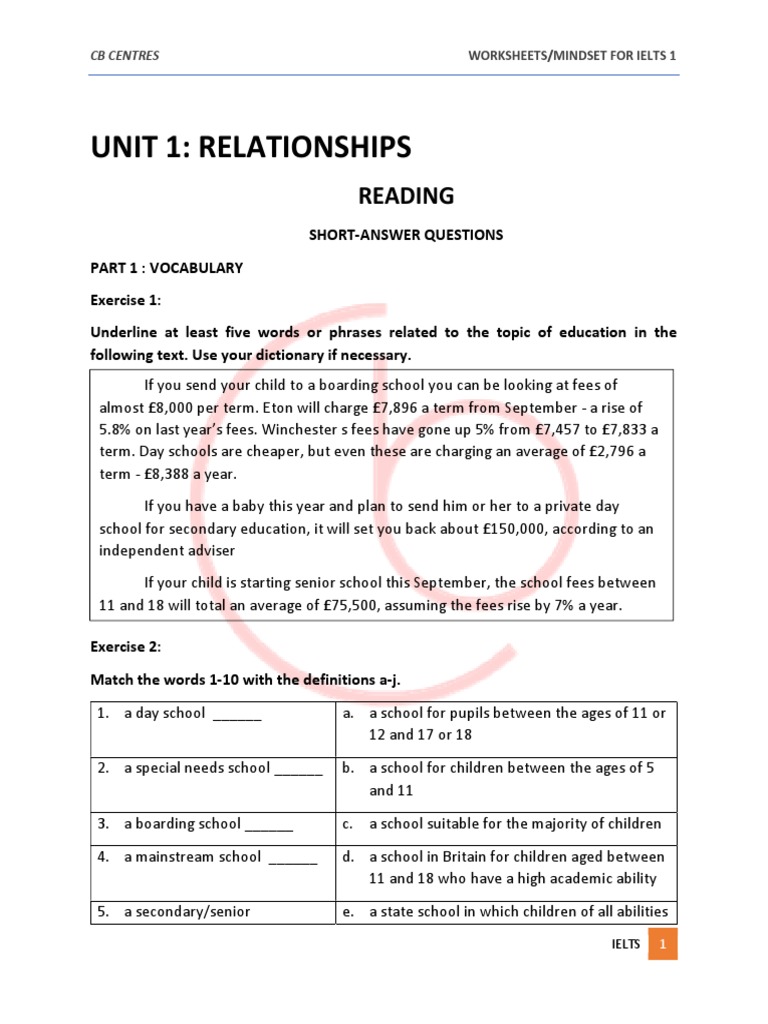 Worksheet Unit 1 | PDF | Logging