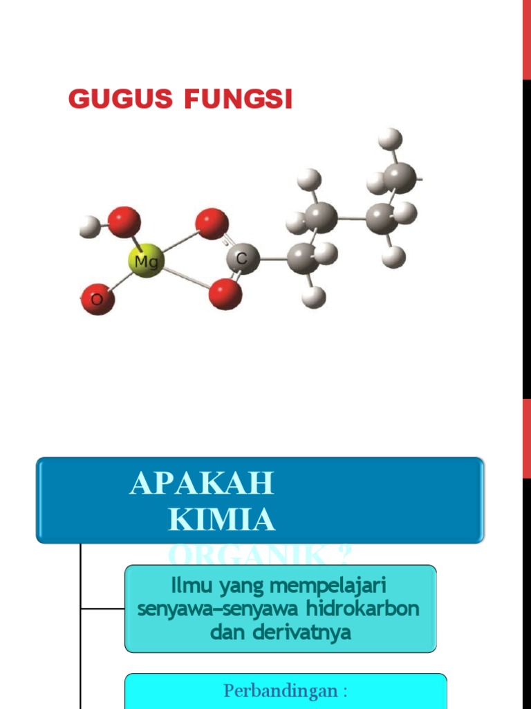 Struktur Gugus Fungsi | PDF | Sains & Matematika