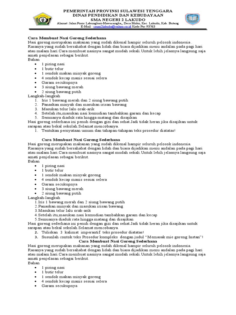 Soal Pas Bindo Klsxi 1 | PDF