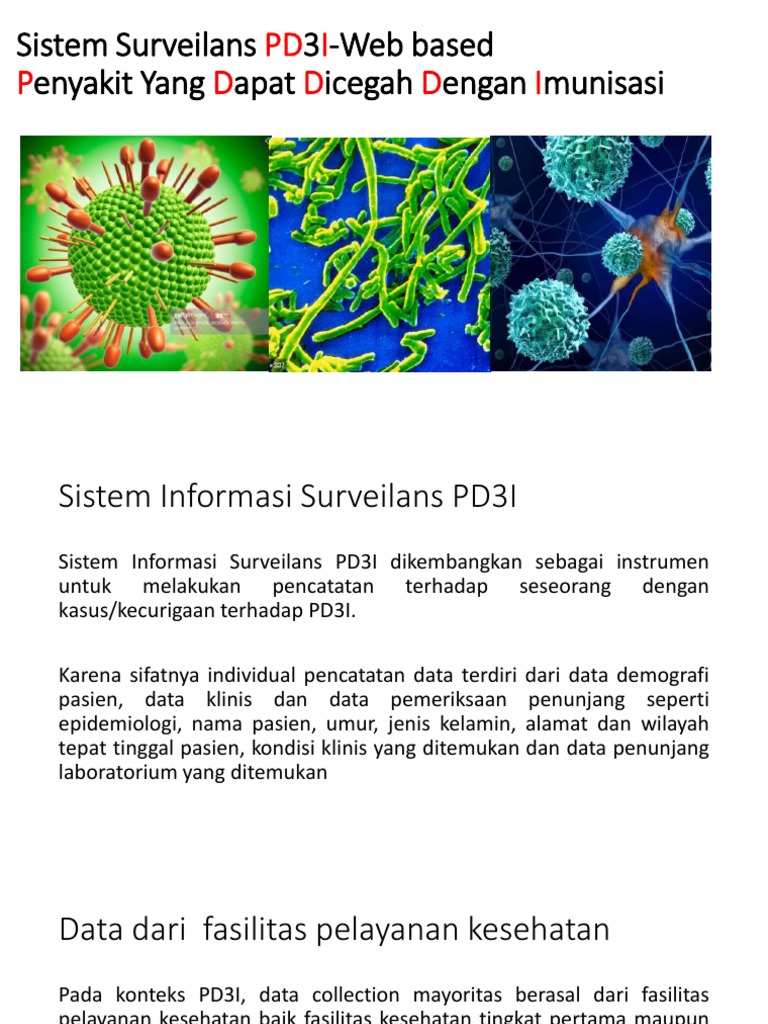 Sistem Surveilans PD3I-Web Based | PDF | Sains & Matematika