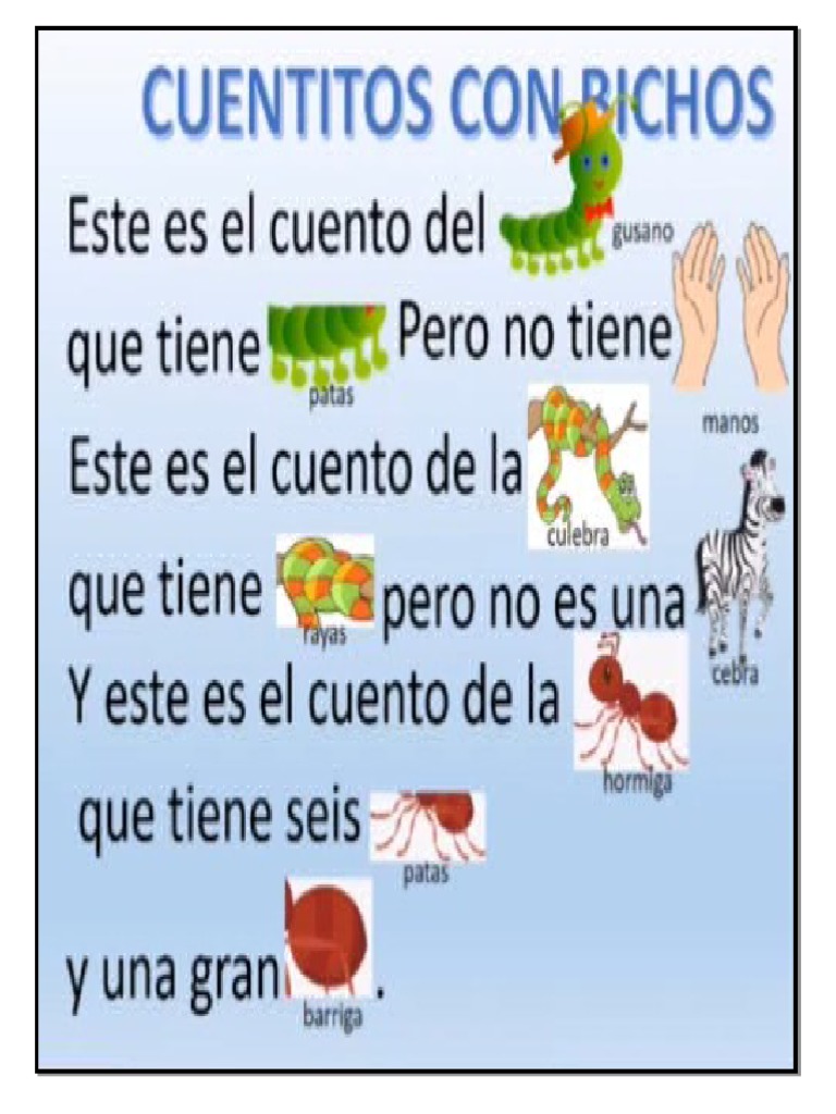 Cuento Insectos | PDF