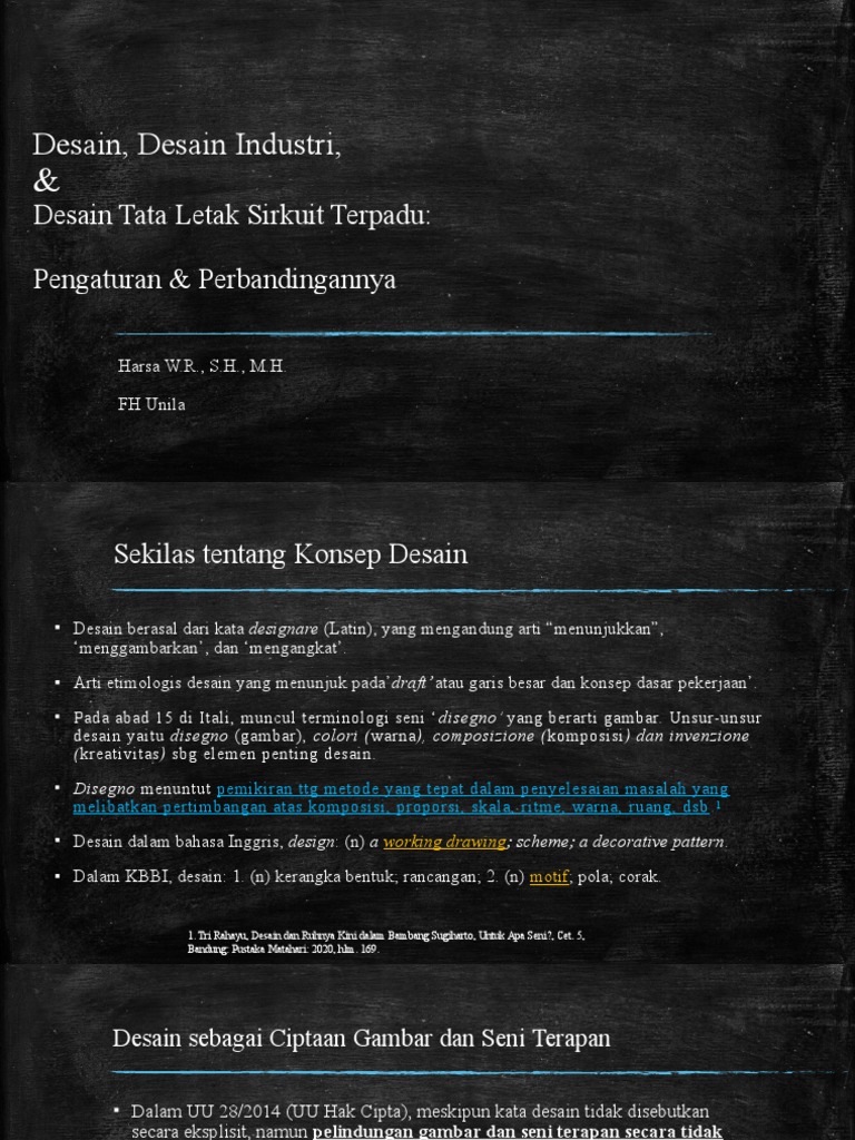 HKI - Desain Industri Dan DTLST | PDF