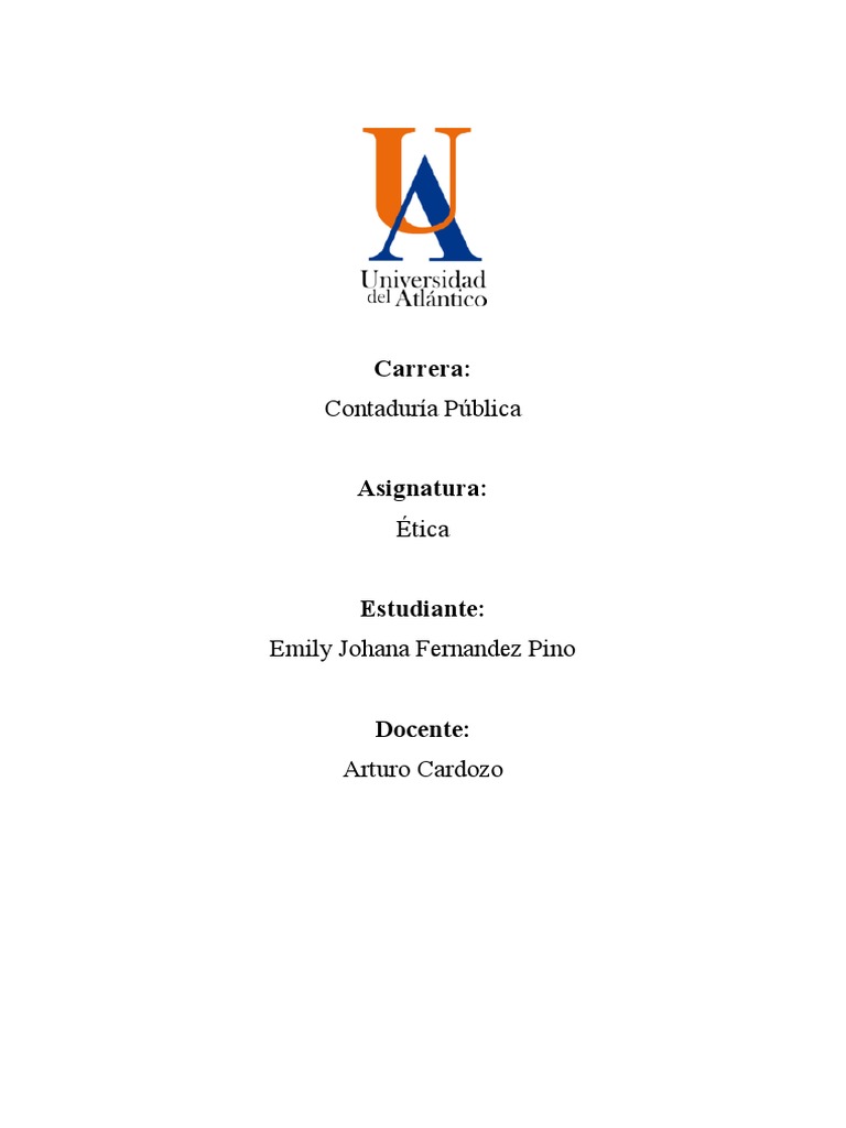 3 Emily Johana Fernandez Pino | PDF | Moralidad | Mal