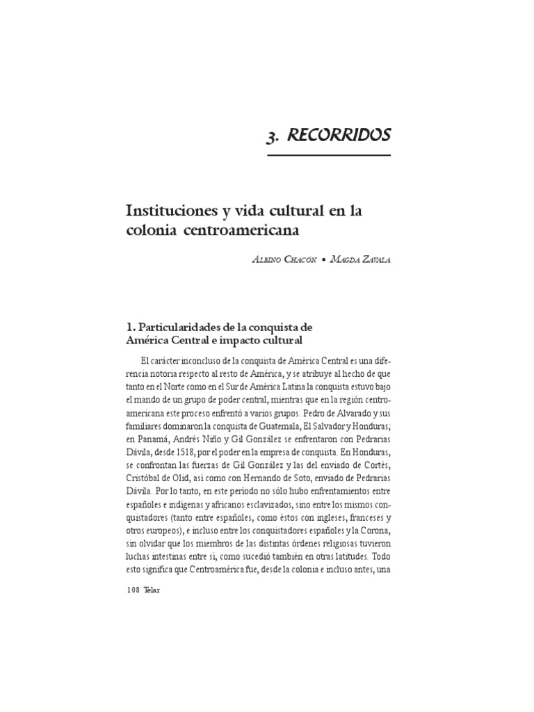 Consecuencias de La Conquista Elizabeth Fonseca | PDF | Centroamérica ...
