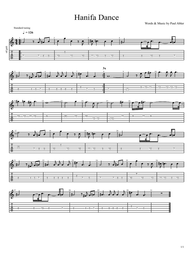 Abler, Paul - Hanifa Dance | PDF