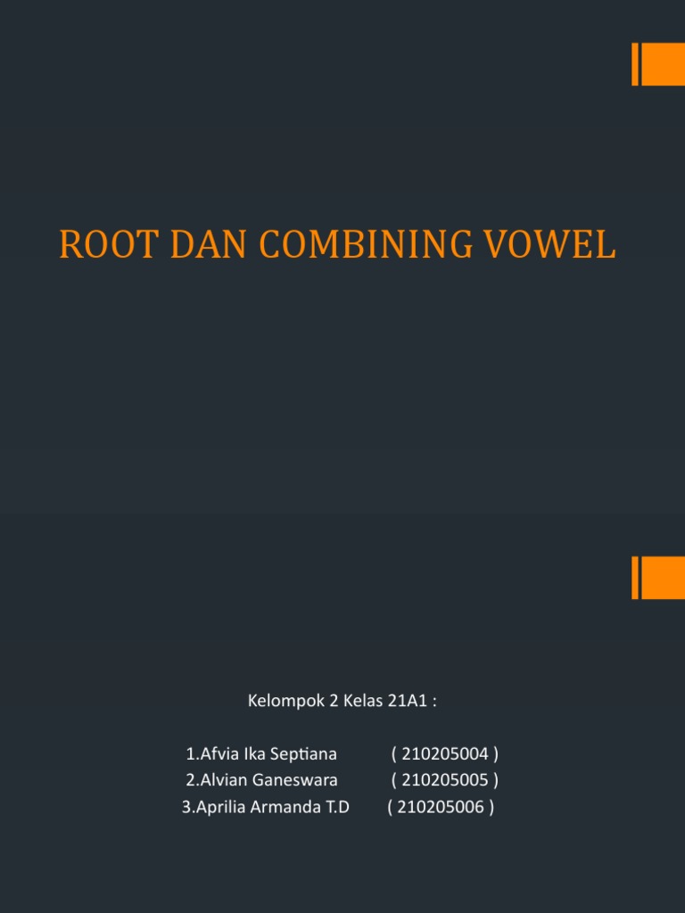 Pengantar Root dan Combining Vowel | PDF | Seni & Disiplin Bahasa