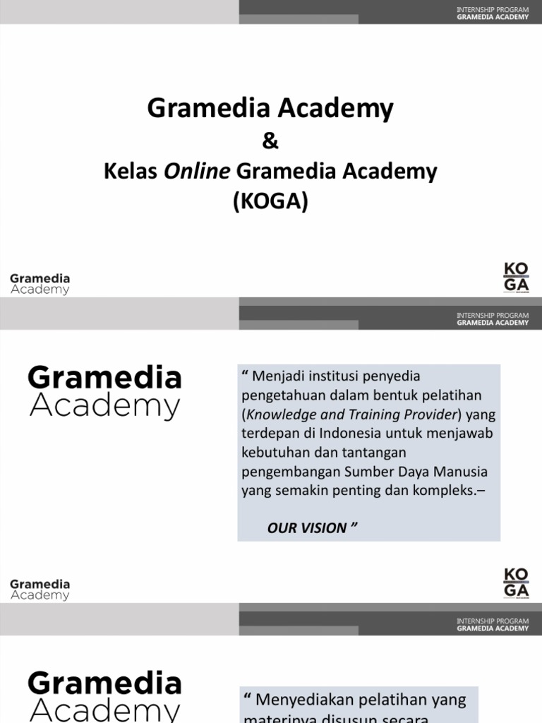 01 Gramedia Academy Dan KOGA | PDF