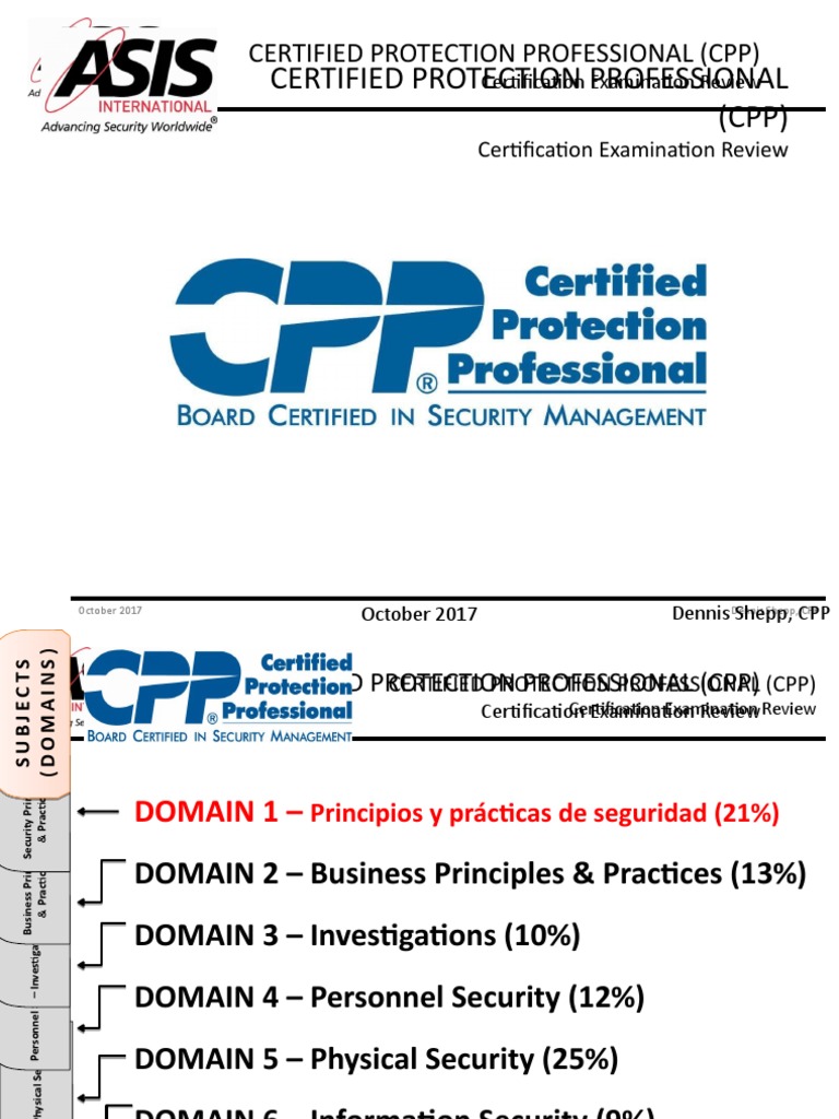 CPP Domain 1 SHEPP | PDF | Professional Ethics | Public Sphere