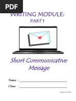 Collection of Muet 2020 Sample Writing Questions | PDF | Word