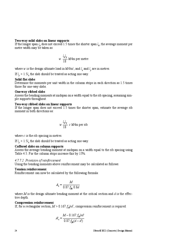 24 Istructe Ec2 (Concrete) Design Manual | Download Free PDF | Column ...