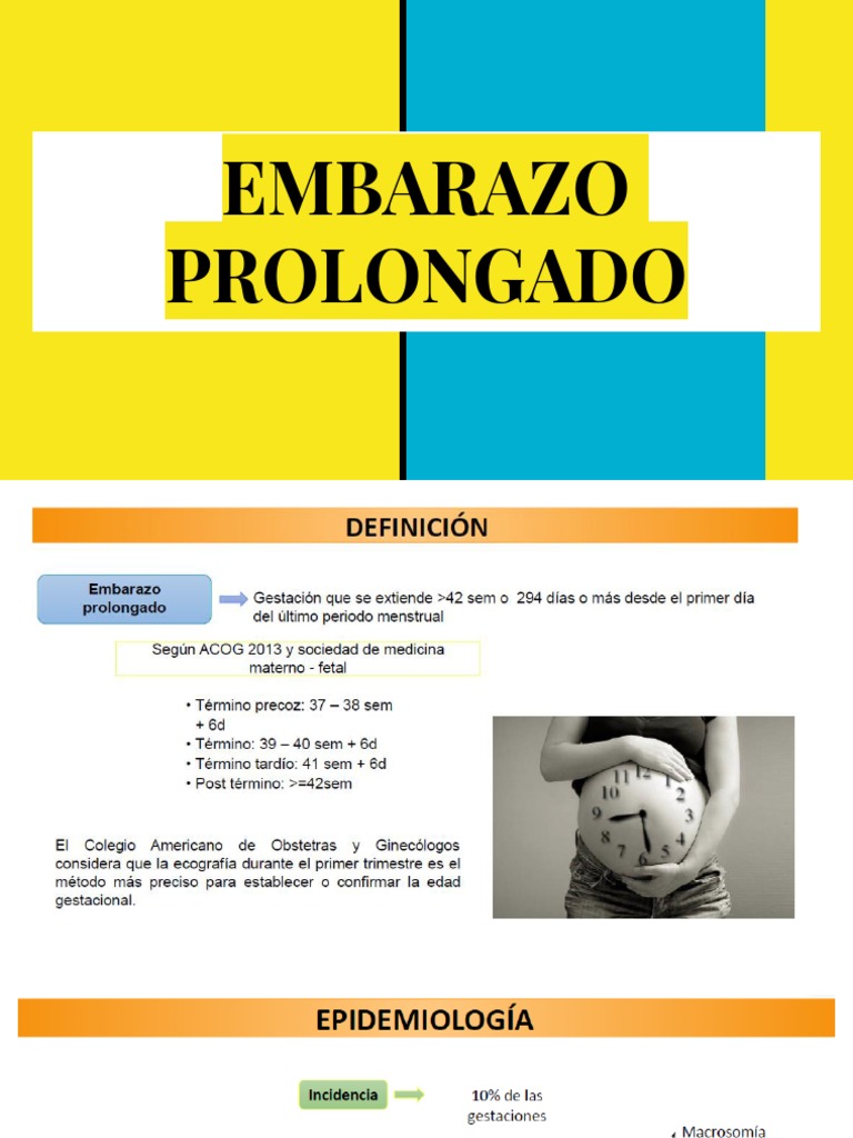 Embarazo Prolongado | PDF | El embarazo | Cuidado de la salud