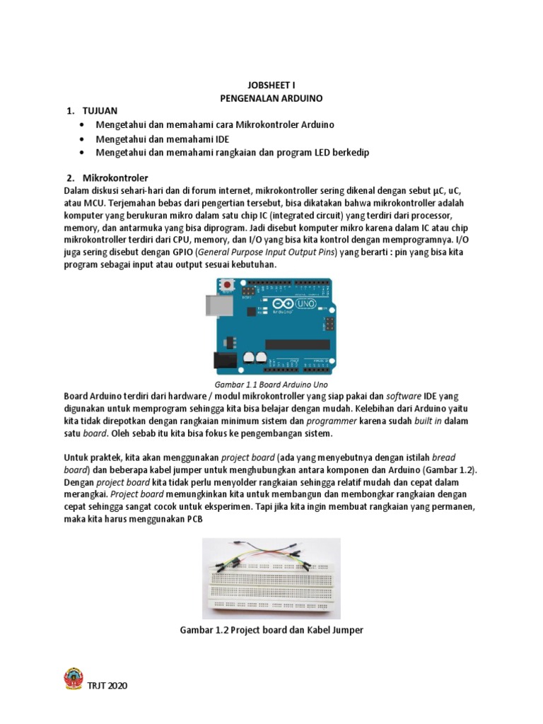 Laporan Praktikum Led Blink | PDF