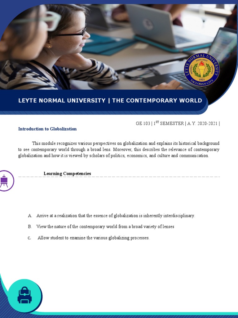 Module 1 Globalization ANSWERS | PDF | Globalization