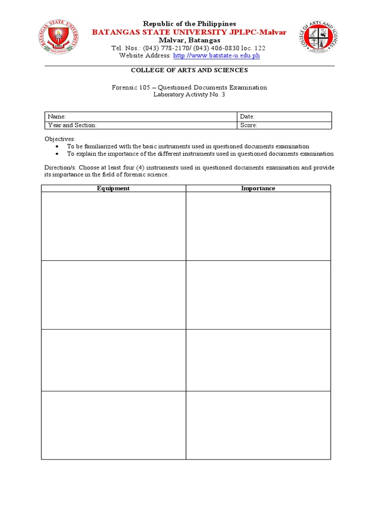 Batangas State University Jplpc-Malvar | PDF