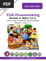 Module 4 - Dressmaking 8 Revised | PDF | Sewing Machine | Sewing