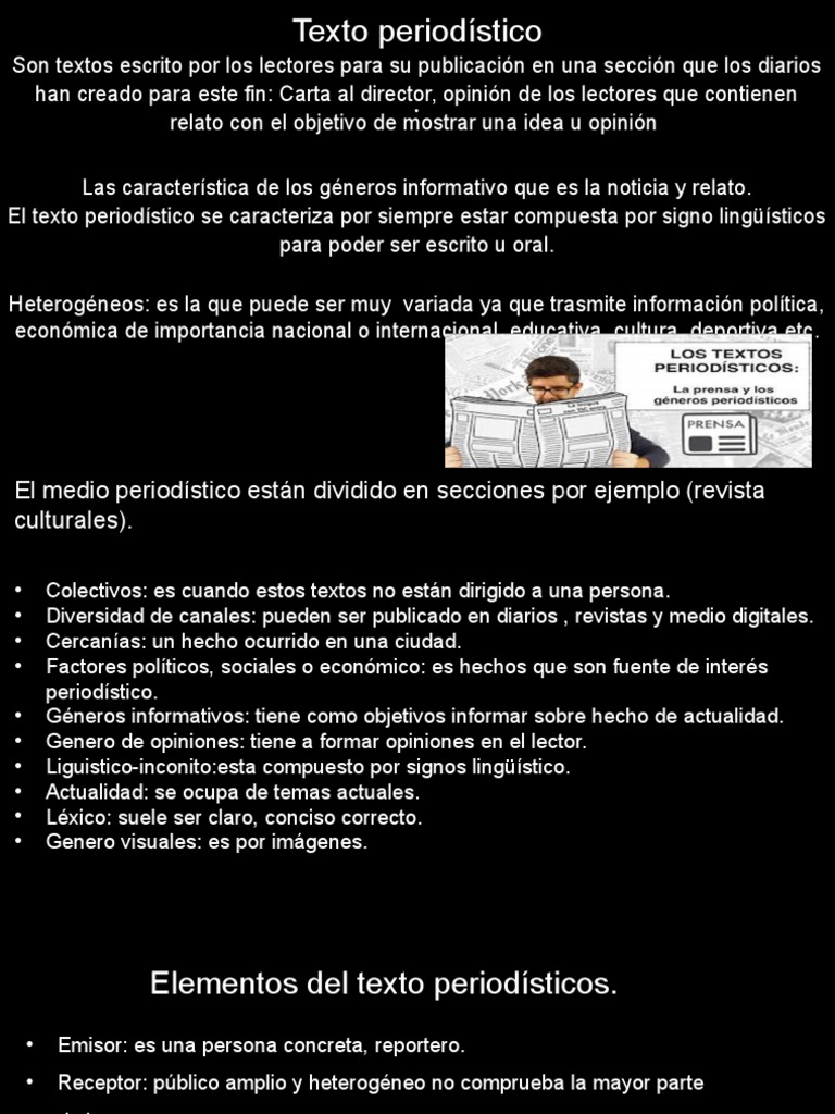 Texto Periodistico | PDF | Periodismo | Comunicación