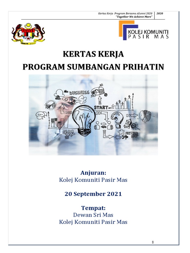 Paper Work Program Alumni 2020 Together We Achieve More | PDF
