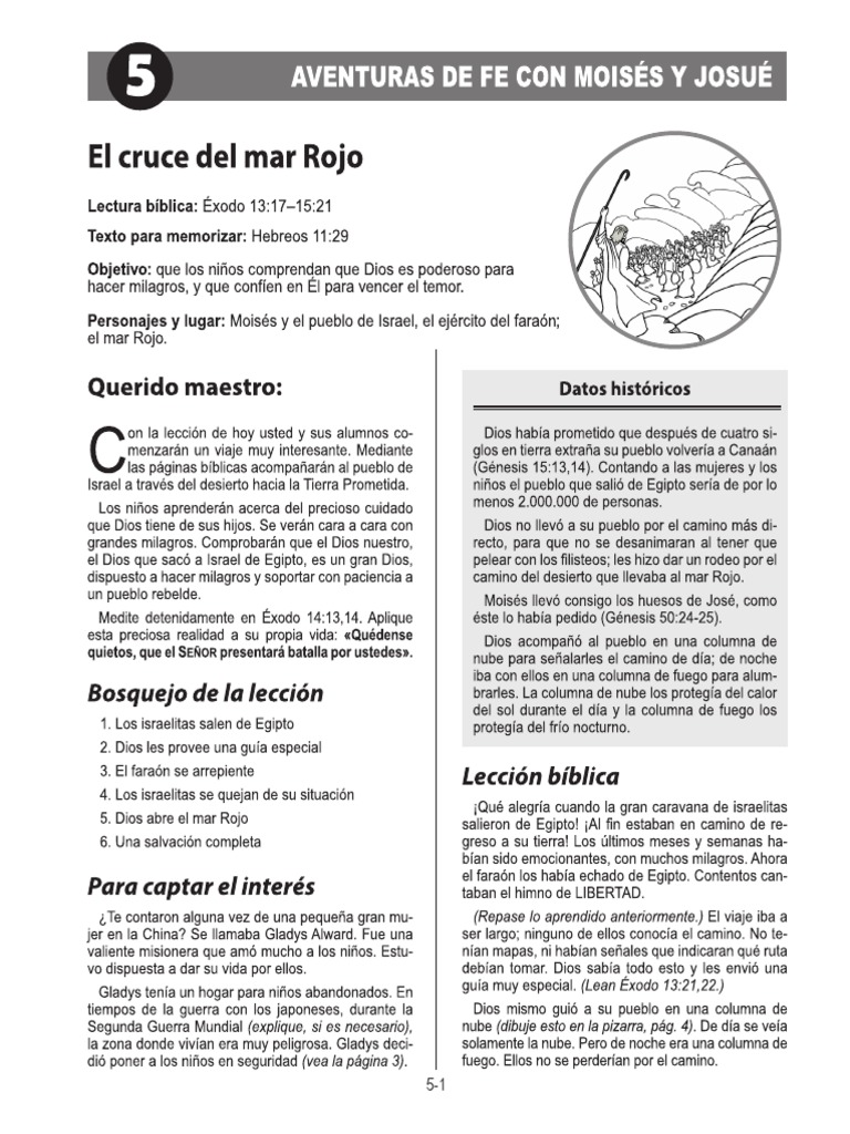 05 El Cruce Del Mar Rojo | PDF