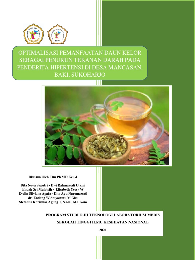 Buku Saku PKMD Teh Daun Kelor | PDF | Pengembangan Diri | Kesehatan Holistik