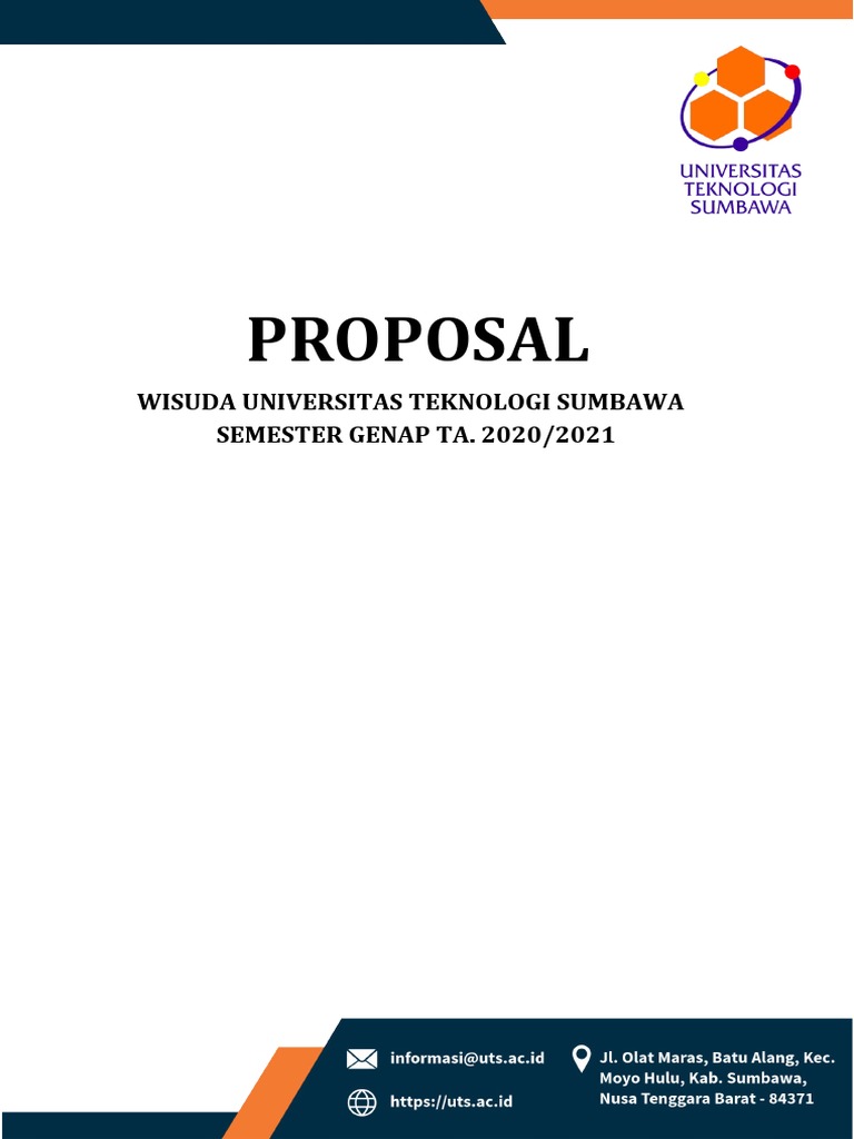 PROPOSAL WISUDA UTS 2021 Terbaru | PDF | Sains & Matematika