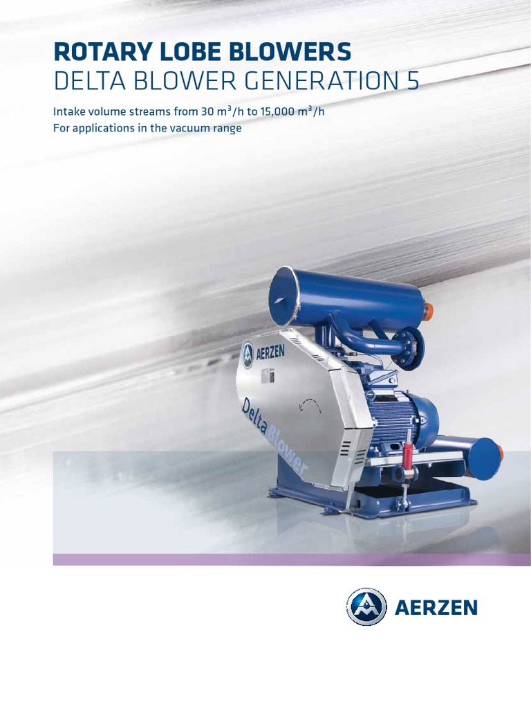Delta Blower Generation 5: Rotary Lobe Blowers | PDF | Mechanical ...