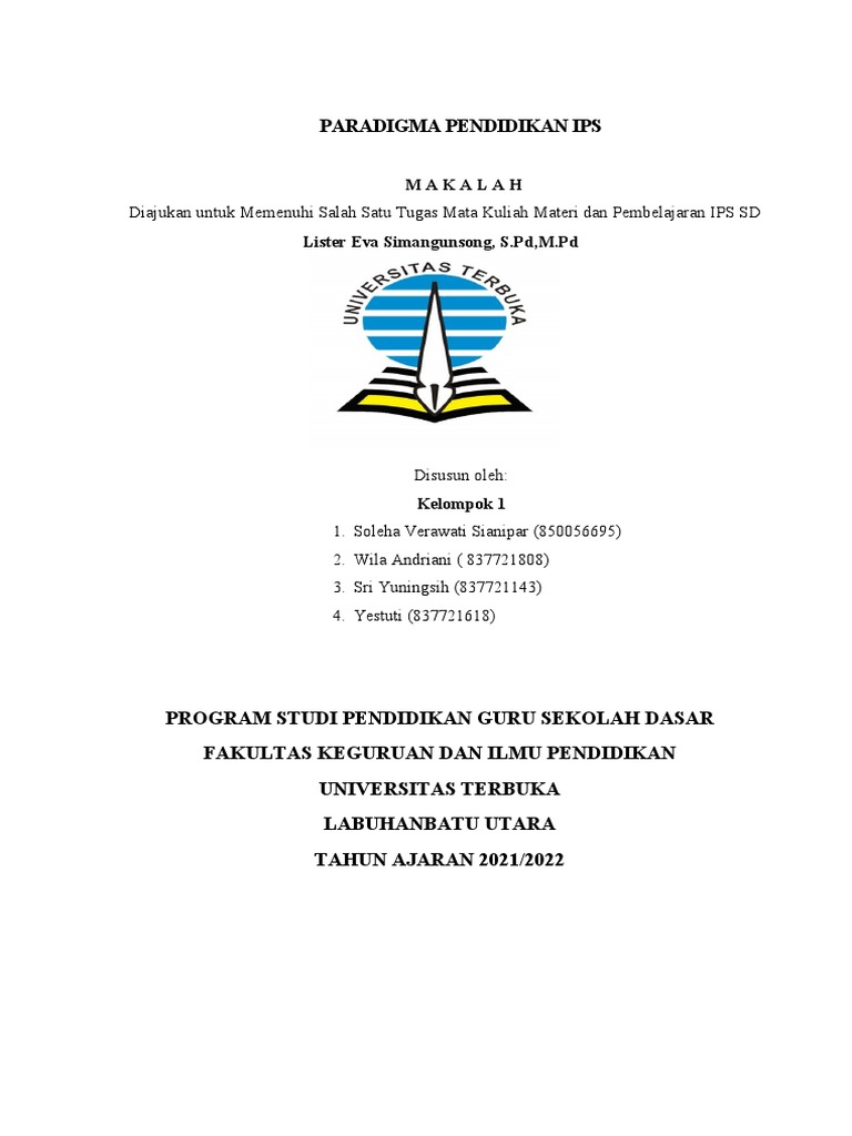 Paradigma Pendidikan Ips | PDF