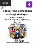 EPP 4 - Mga Kagamitan Sa Pananahi | PDF