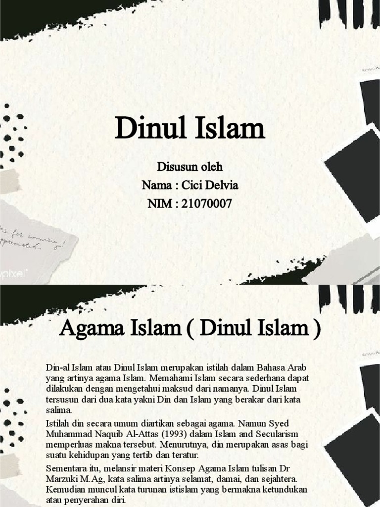 Pengantar Dinul Islam | PDF