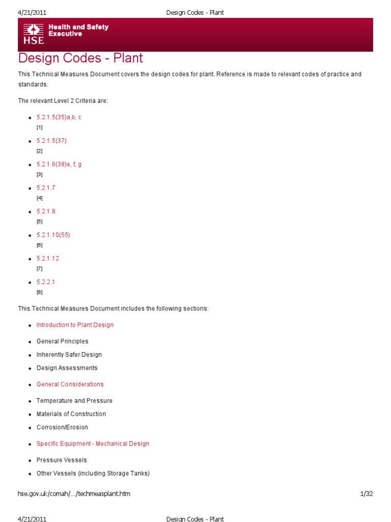 Plant Design Codes and Standards Guide | PDF | Corrosion | Boiler
