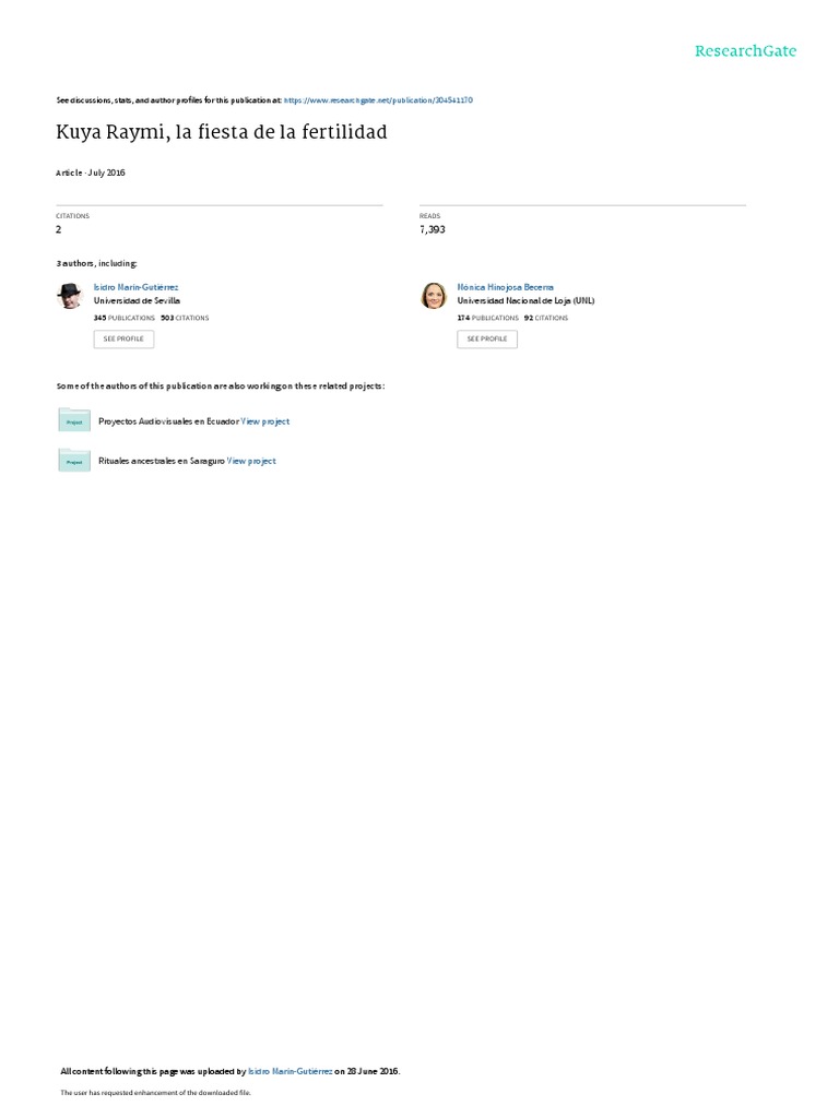 Kuya Raymi | PDF | Imperio Inca