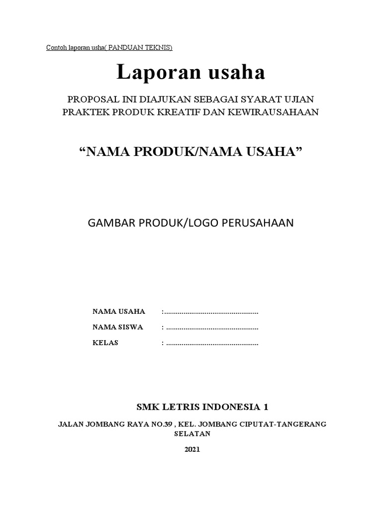 Contoh Proposal | PDF
