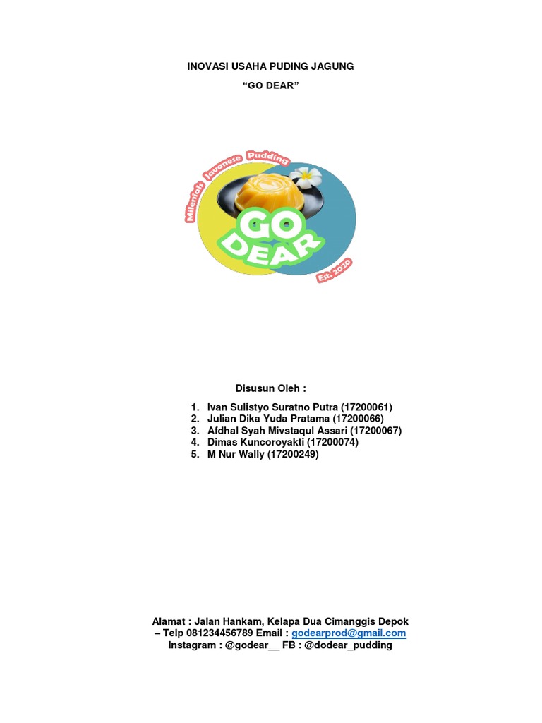 GO DEAR (Proposal) Final | PDF