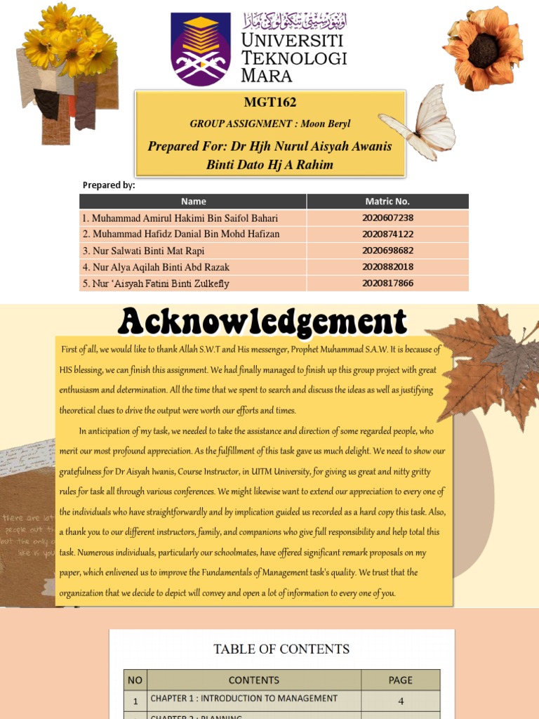 MGT Group Assignment | PDF | Reinforcement | Behavior