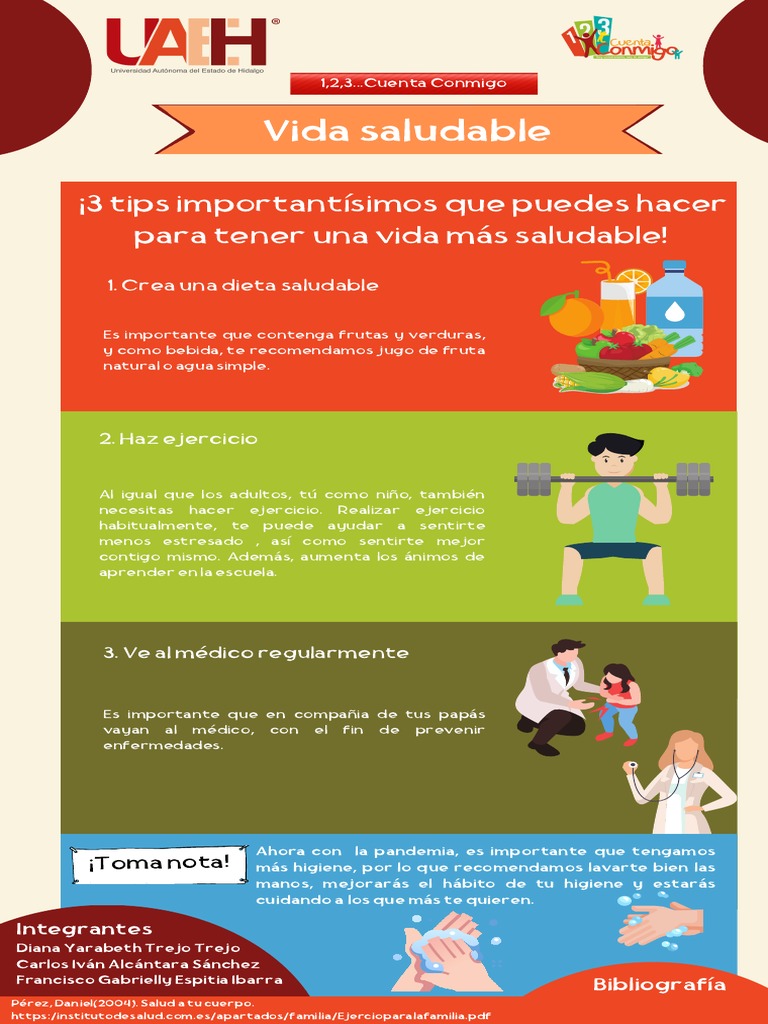 3 Tips Importantes para Llevar Una Vida Saludable | PDF