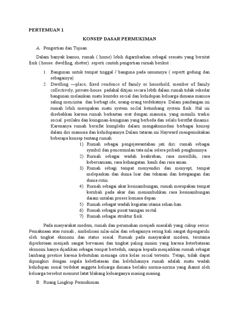 Resume Peny. Permukiman | PDF