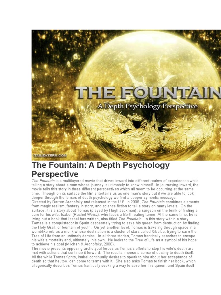 The Fountain: A Depth Psychology Perspective | PDF | Shadow (Psychology)
