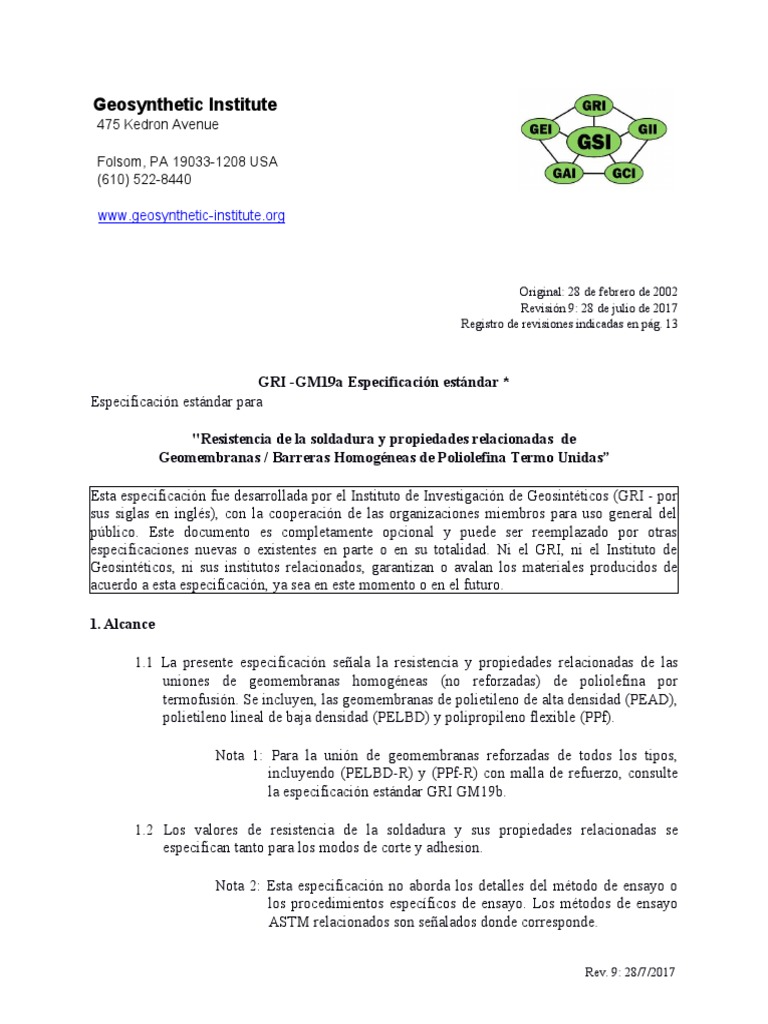 Gri-Gm19a Español | PDF | Soldadura | Construcción