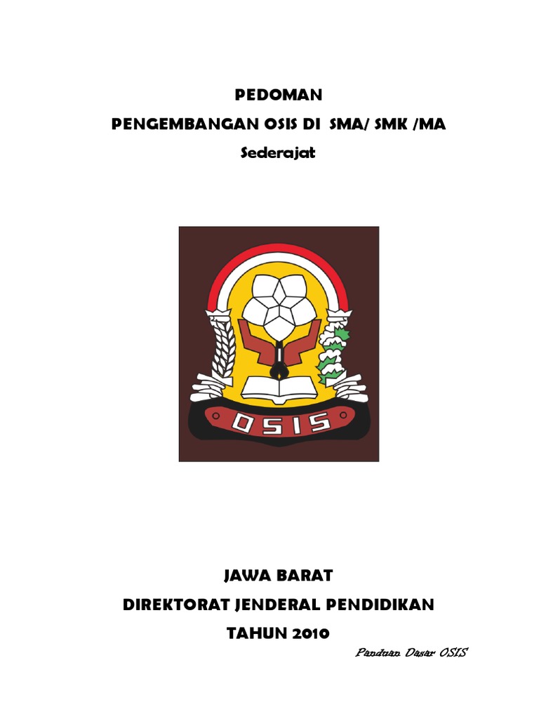 Panduan Pengembangan OSIS Sekolah | PDF