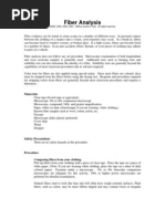 Fiber Examination | PDF | Microscopy | Fibers