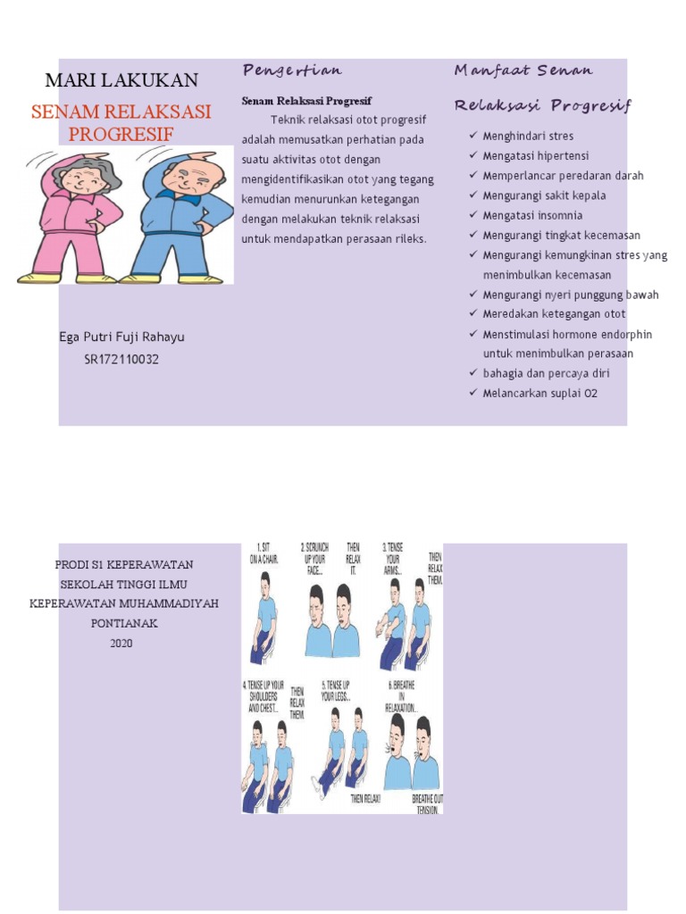 Leaflet Relaksasi Otot Progresif Ega-1 | PDF