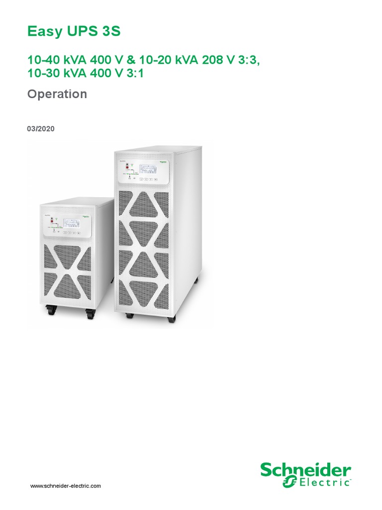 E3SUPS10KHB | PDF | Power Inverter | Rectifier