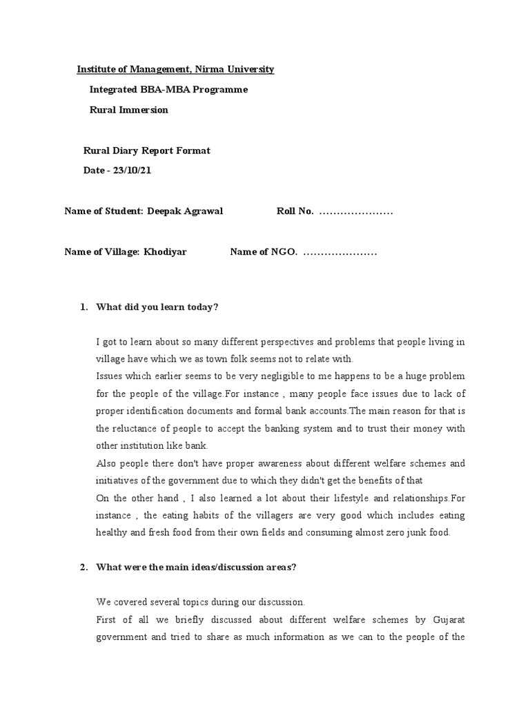 What Did You Learn Today? | PDF | Idea | Communication