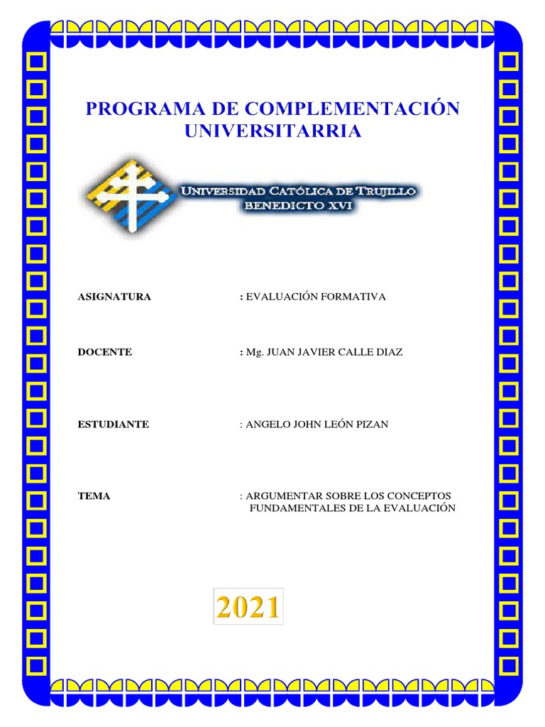 Conceptos Clave de Evaluación Formativa | PDF | Evaluación | Aprendizaje