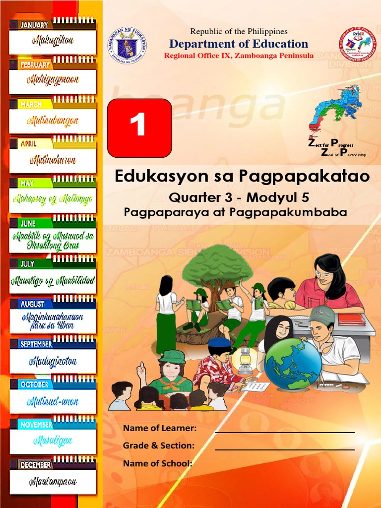 Edukasyon Sa Pagpapakatao: Quarter 3 - Modyul 5 | PDF