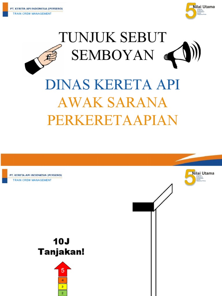 Semboyan Kereta Api Indonesia | PDF