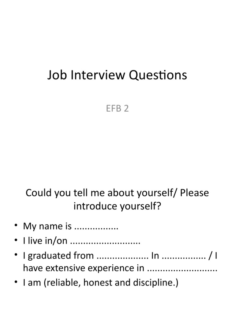 Job Interview QQ | PDF | Job Interview | Job Hunting